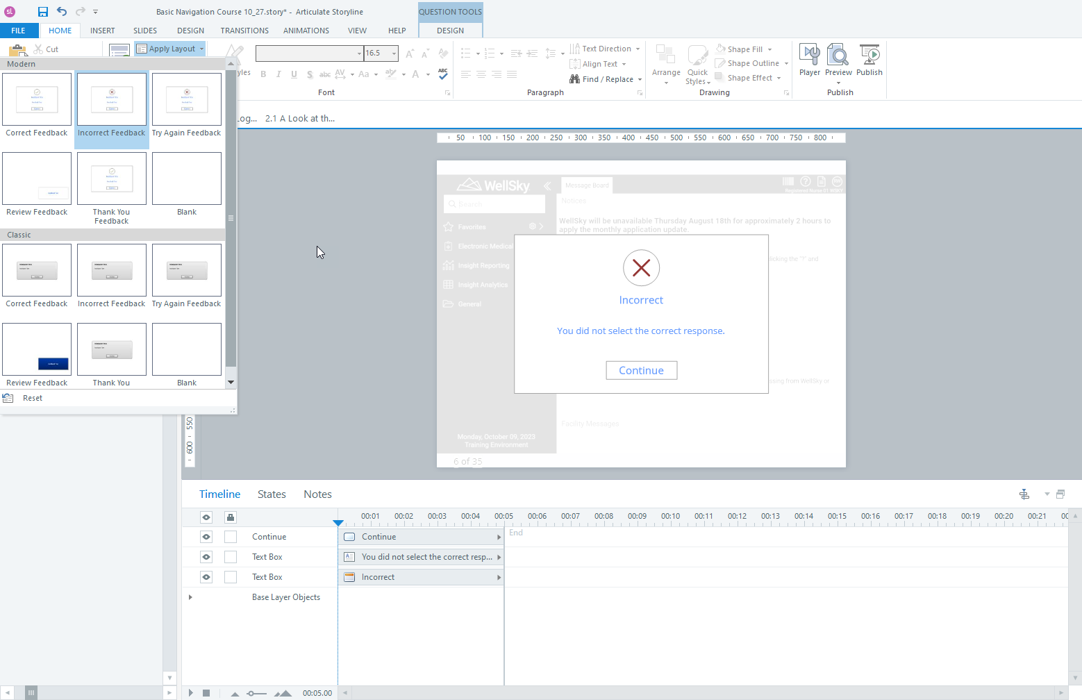 How to Edit the Modern Feedback Layout Colors | Articulate - Community