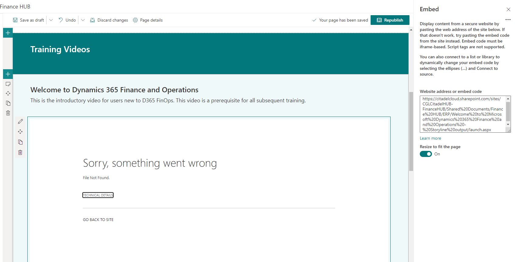 articulate rise sharepoint