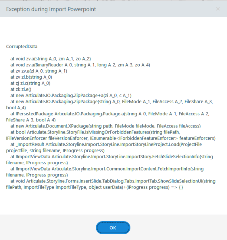 Storyline: Invalid or Corrupt File | Articulate - Community