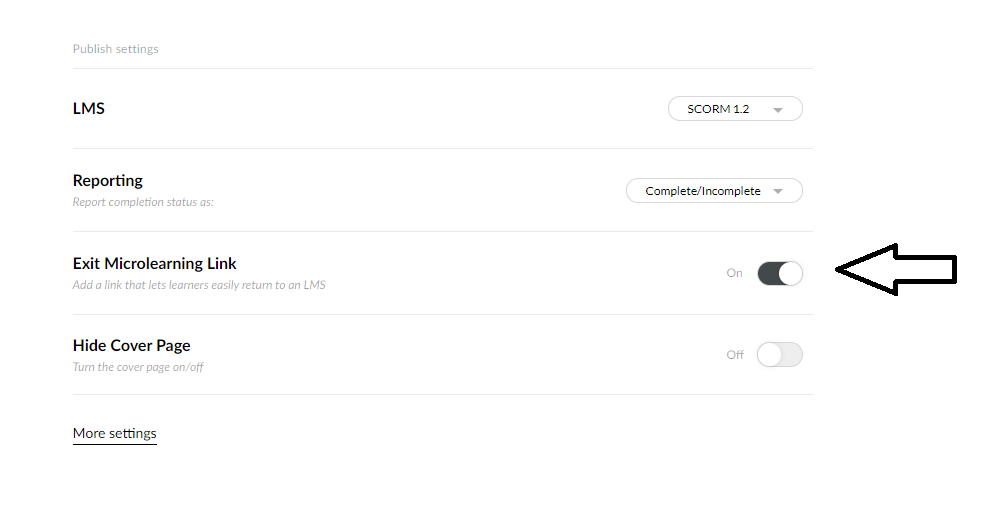 Exit option in a microlearining course | Articulate - Community