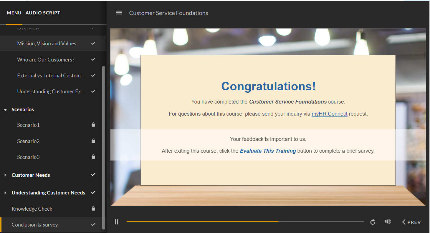Course complete, but menu items still locked | Articulate - Community