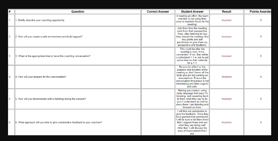 Open ended questions in Storyline without a Correct/Incorrect response ...