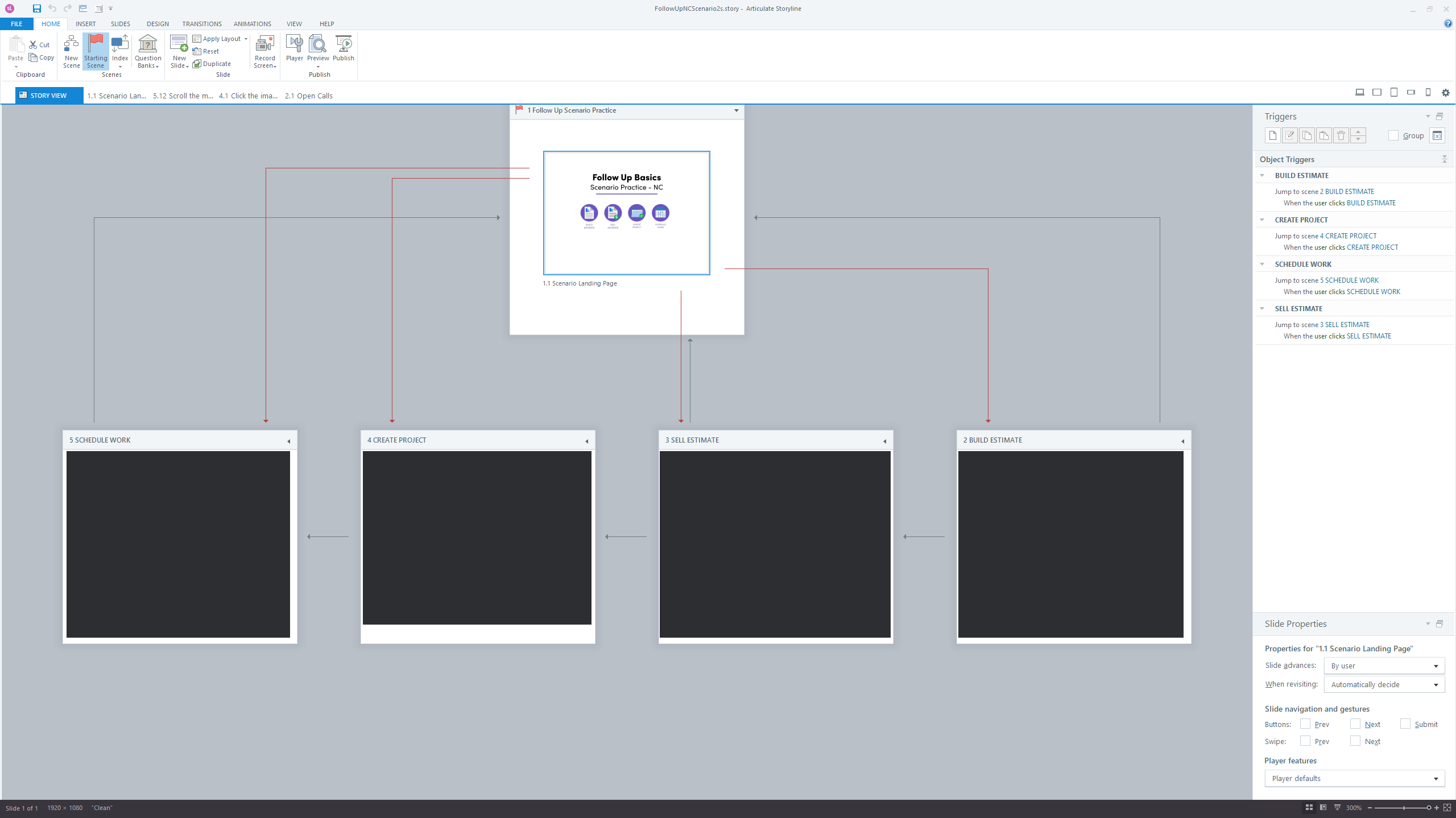 Story View showing Scenes in Reverse Order | Articulate - Community