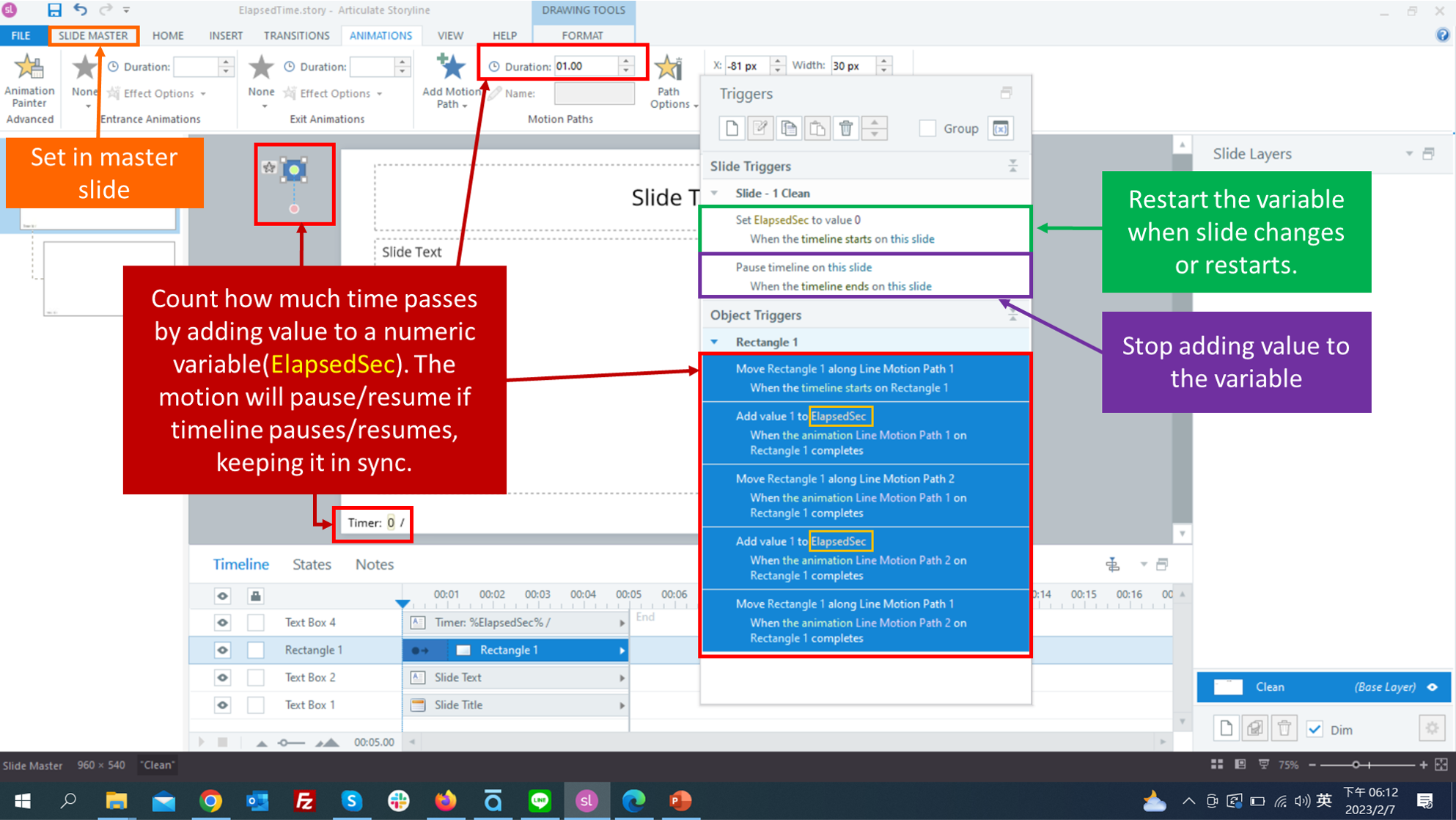 How to Show Elapsed Time and Total Time in Slides | Articulate - Community