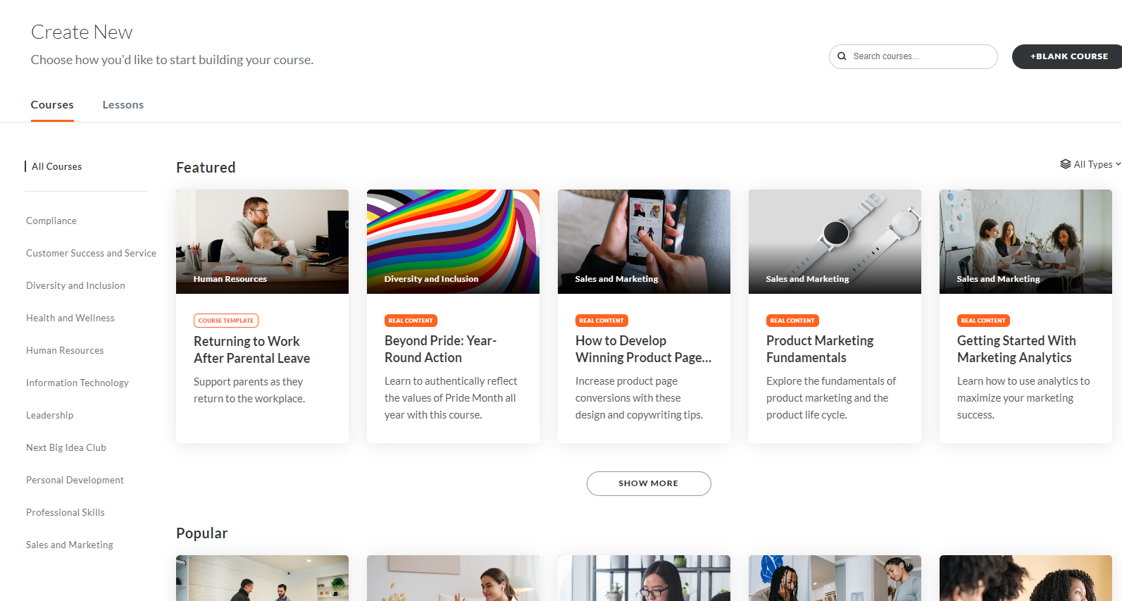 Can we use Rise template courses for internal corporate training ...