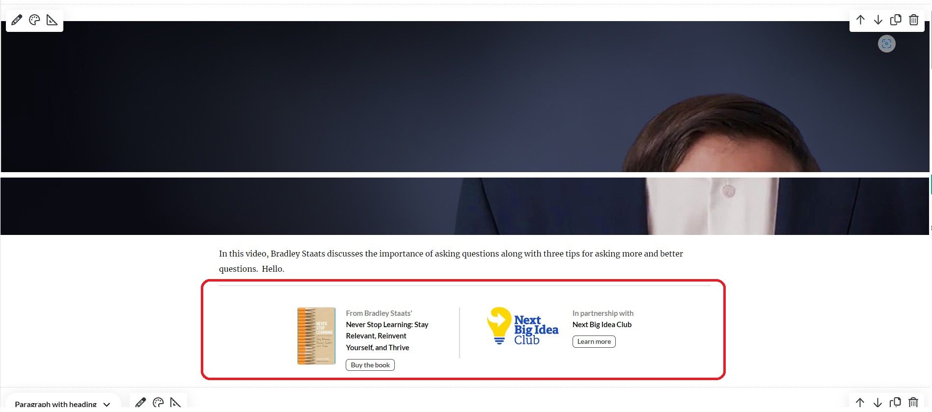 RISE Template no possible to edit | Articulate - Community