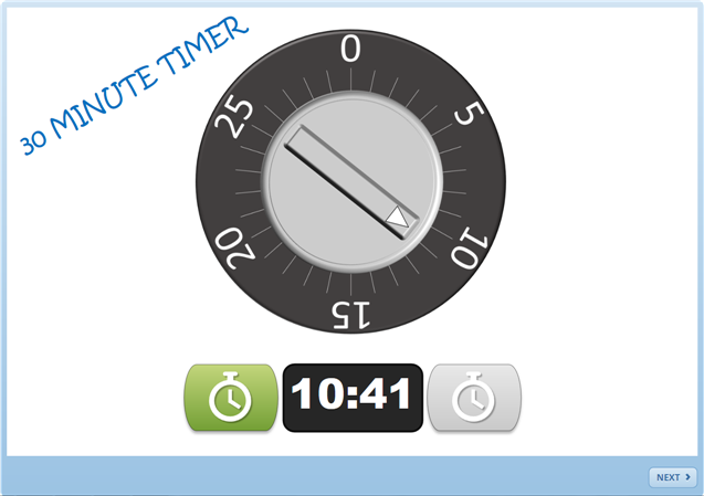 JavaScript "Egg Timer" Using SL3 Dials | Articulate - Community