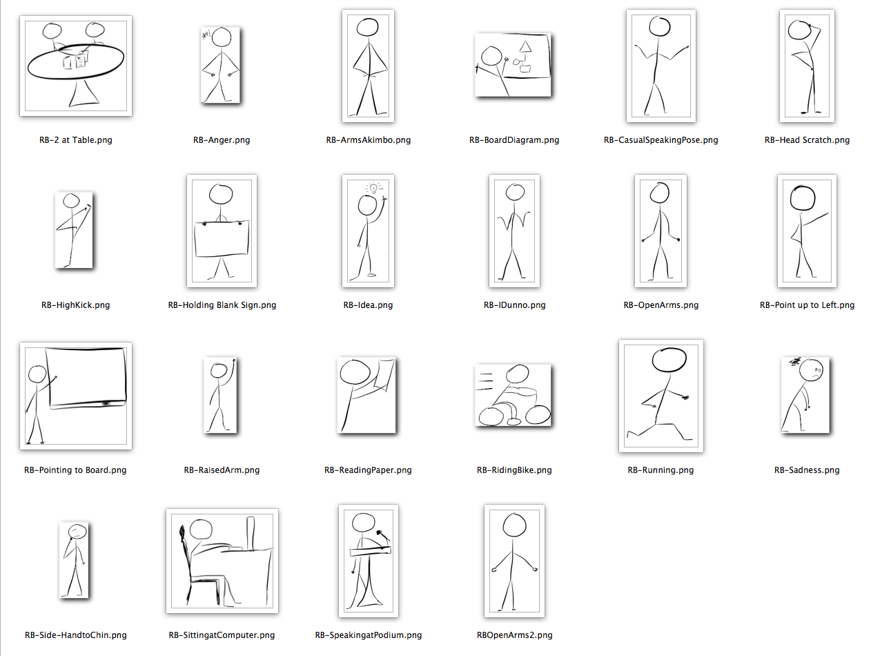 FREE 22 Original Stick Figures | Articulate - Community