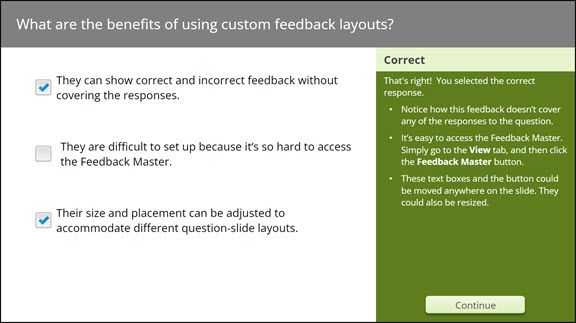 Tip Customizable Feedback Layers Articulate Community