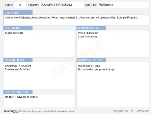 19 E-Learning Storyboard Templates and Examples #251 | Articulate ...