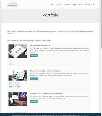 39 E-Learning Portfolio Examples and 75 Tips For Getting Started #333 ...