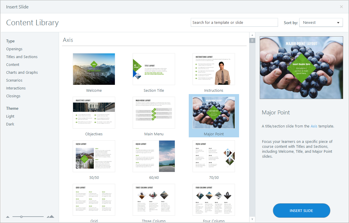Storyline 360 Using Content Library 360 Templates Articulate Community