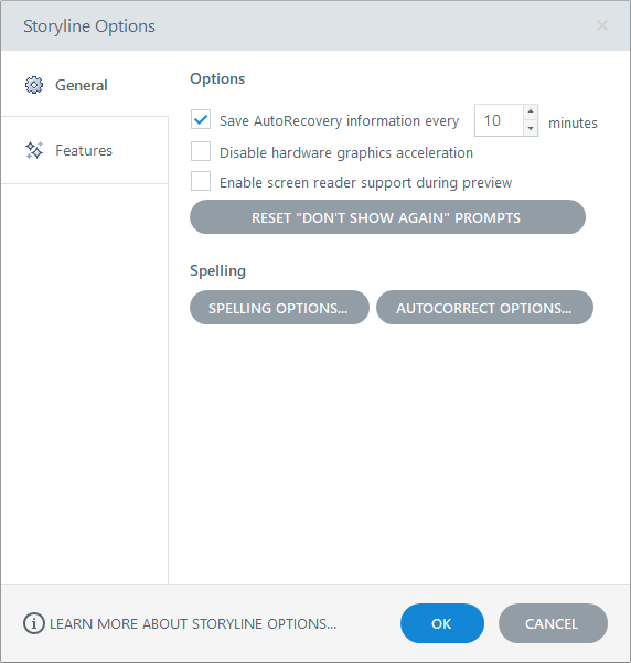 Storyline 360: Setting Storyline Options | Articulate - Community