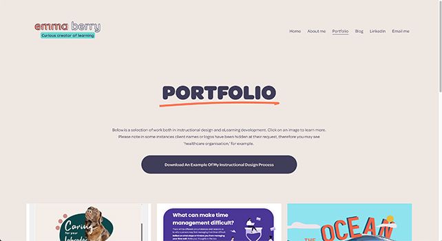 30+ Best E-Learning Portfolio Examples for Inspiration in 2024 #451 ...