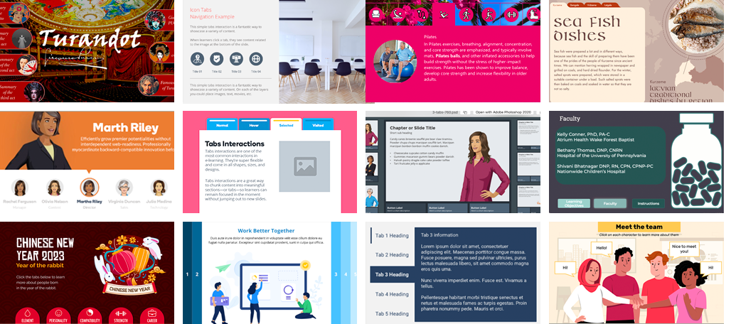 Using Tabs Interactions in E-Learning #448 | Articulate - Community