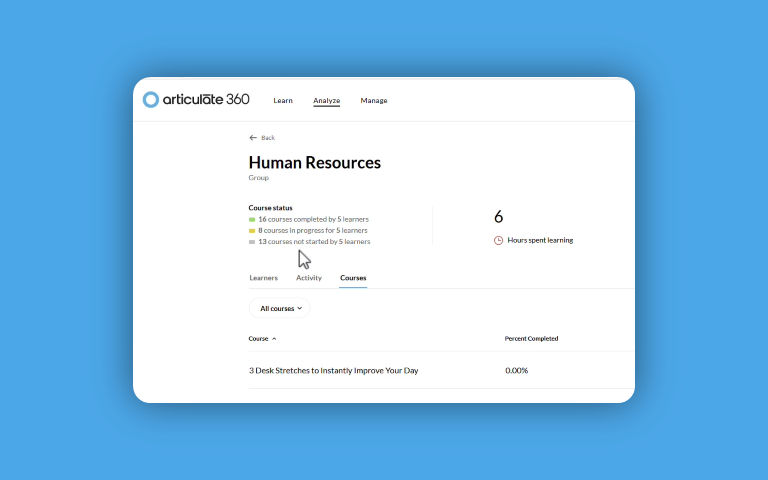 Using The Group Reports In Articulate Reach 360 Articulate Community
