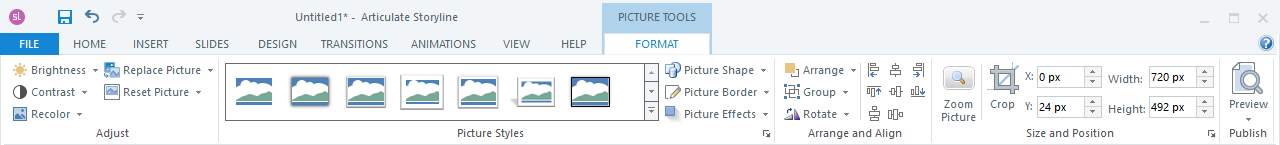 Storyline 360: Formatting Pictures, Screenshots, and Characters ...