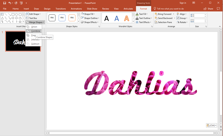 How to Fill Text with an Image in PowerPoint | Articulate - Community