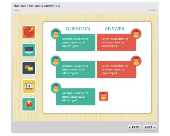 Storyline: Icon-Based Template | E-Learning Heroes
