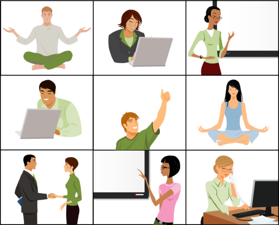 PowerPoint: Flat Design Characters | Articulate - Community