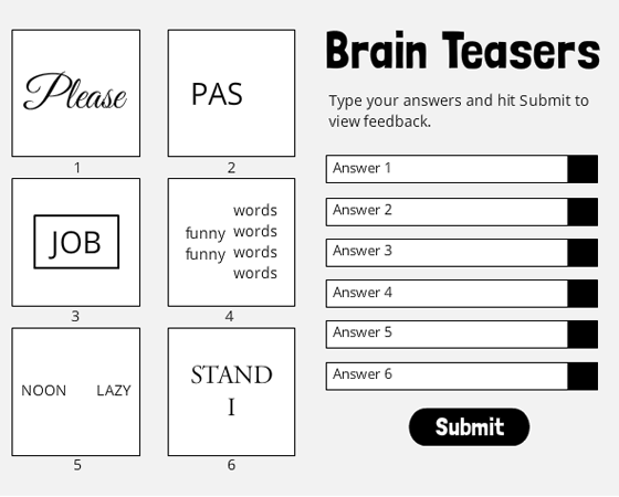Storyline: Gamified Brain Teasers Template | Articulate - Community
