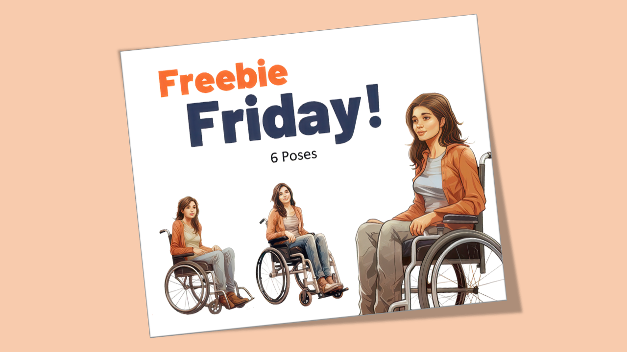 Rachel: Free Illustrated Character in a Wheelchair | E-Learning Heroes