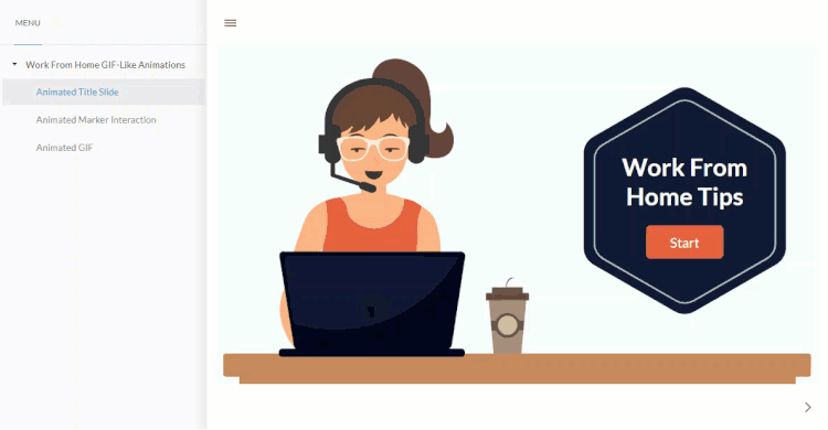 Storyline: Work from Home GIF-like Animations | Articulate - Community