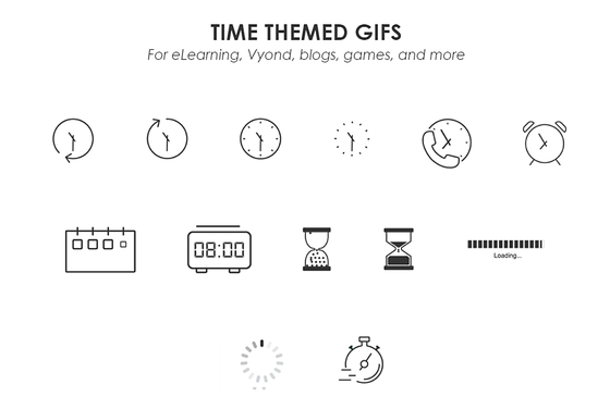 13 Time-Themed Animated GIF Icons | E-Learning Heroes