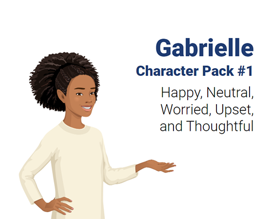 Storyline: Illustrated Kid Character—Gabrielle | E-Learning Heroes