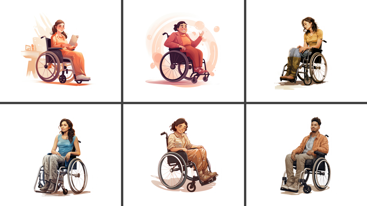 Free Illustrations: 6+ Wheelchair Characters | Articulate - Community