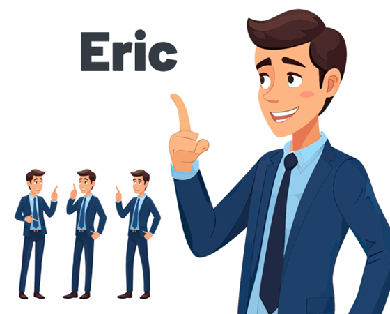 Eric: Free Illustrated Character | Articulate - Community