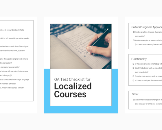 QA Test Checklist for Localized Courses | Articulate - Community