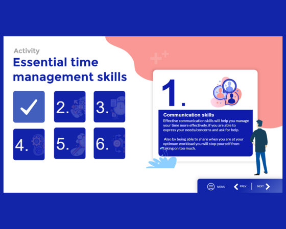 Storyline: Time Management Click-and-Reveal Interaction | E-Learning Heroes