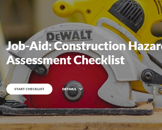 Rise 360: Construction Hazard Checklist Job-Aid | Articulate - Community