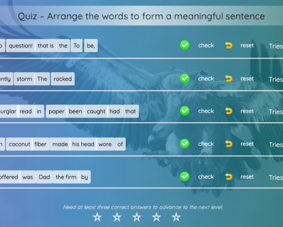 Storyline: Arrange the Words | Articulate - Community