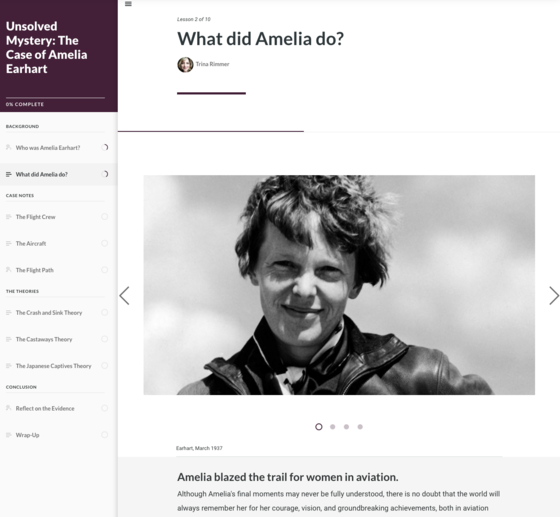 Rise 360: Unsolved Mystery - The Case of Amelia Earhart | E-Learning Heroes