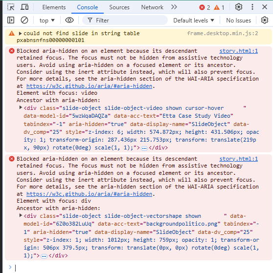 Video Slides Not Loadingprogressing In 2 Different Lms Articulate Community