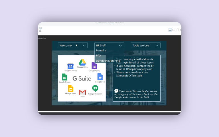 How to Build a Drop-Down Menu in Storyline 360 | Articulate - Community