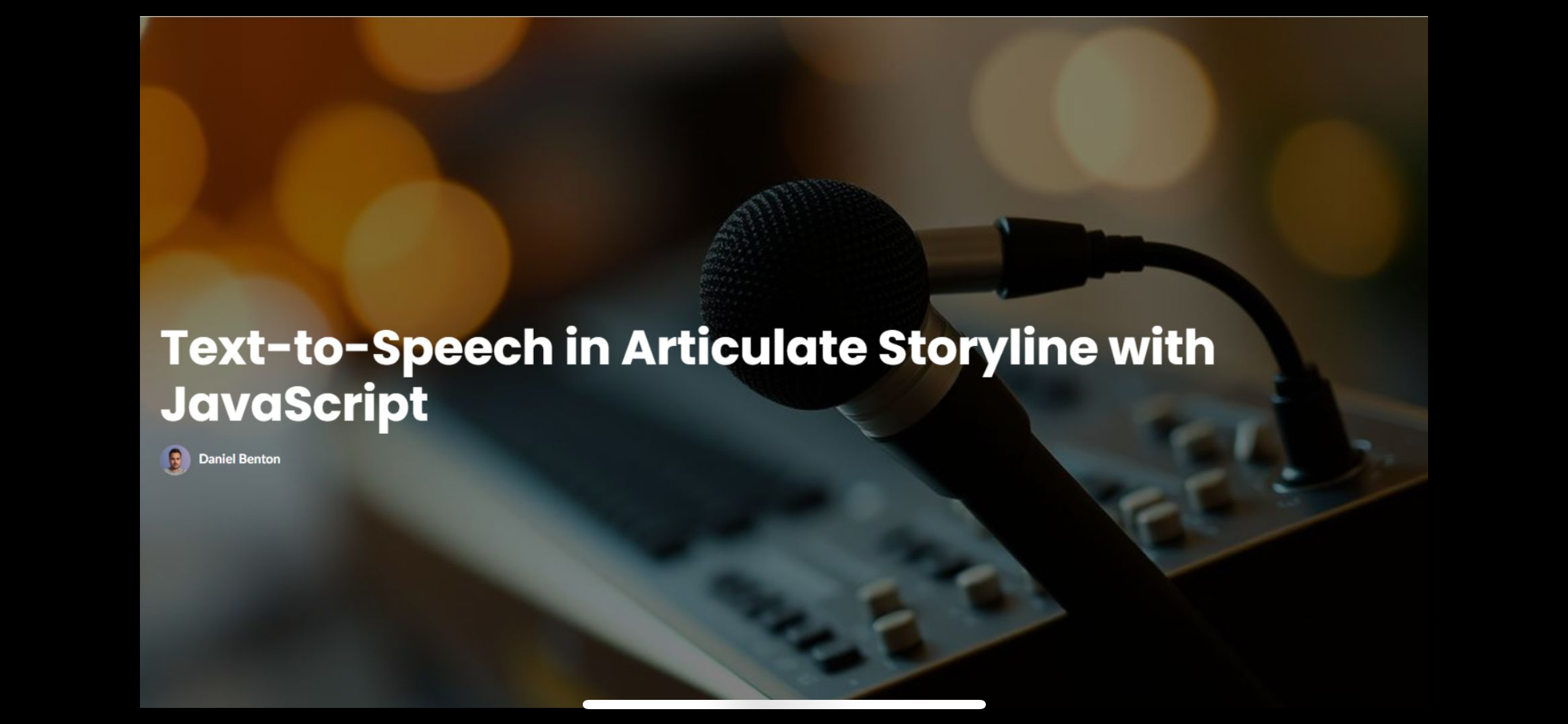 Text-to-Speech in Storyline using JavaScript with playback controls ... Text-to-Speech in Storyline using JavaScript with playback controls ...