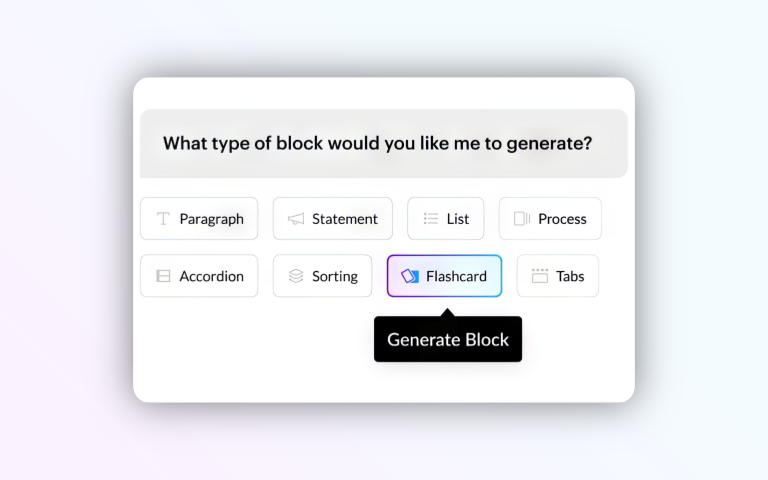 Generate Blocks with AI Assistant in Rise 360 | Articulate - Community