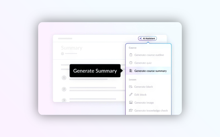 Generate Lesson Summaries with AI Assistant in Rise 360 | Articulate ...