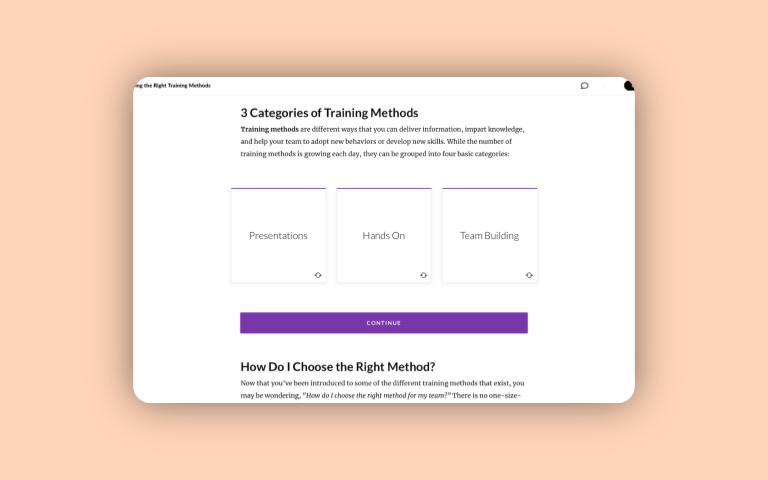 Organize Lessons in Rise 360 with Dividers & Continue Blocks ...