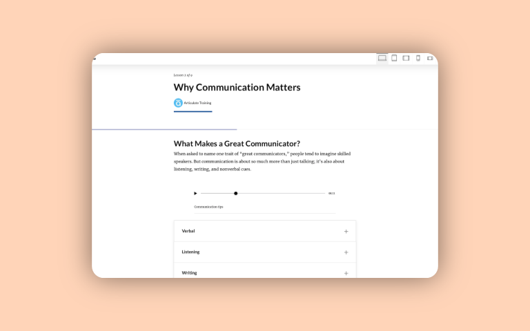Add Audio to Rise 360 Courses | Articulate - Community