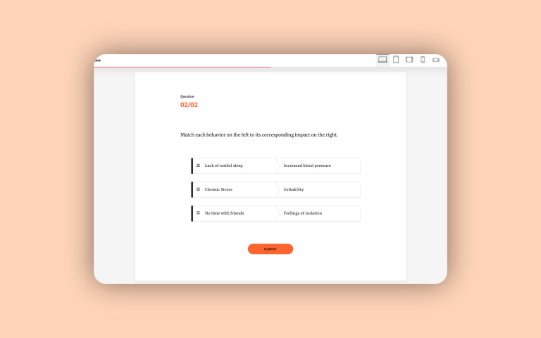 Add Quiz Lessons in Rise 360 | E-Learning Heroes