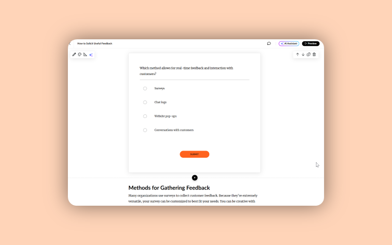 Create Knowledge Checks in Rise 360 | Articulate - Community