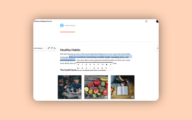 Insert Text Blocks In Rise 360 | Articulate - Community