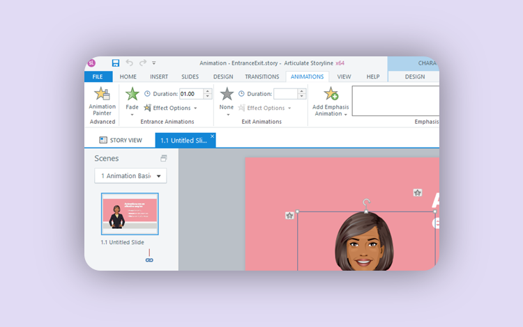Make Objects Appear And Disappear With Animations In Storyline Articulate Community
