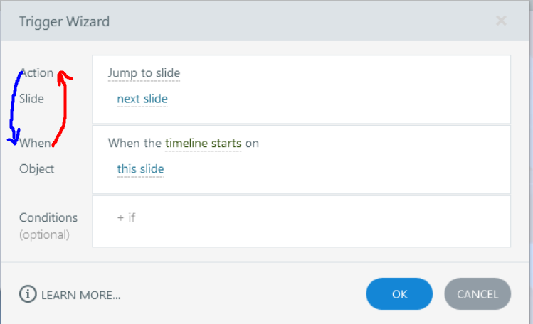 Trigger screen order change request | Articulate - Community