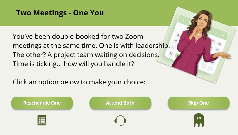 Two Meetings. One You | E-Learning Heroes