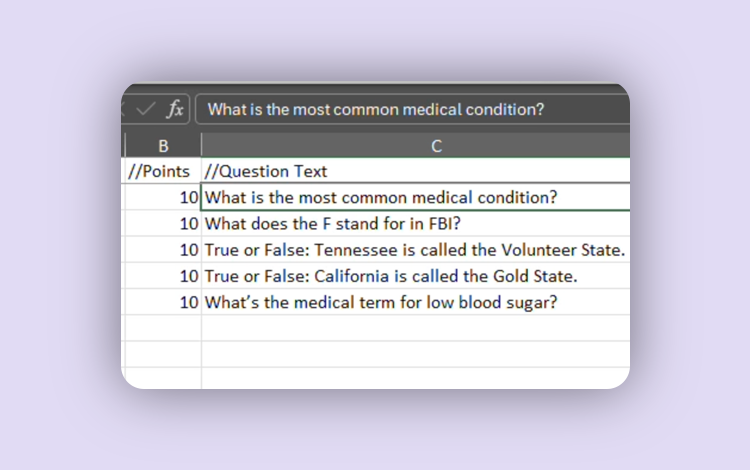 Overview of Importing Excel Questions in Storyline | Articulate - Community